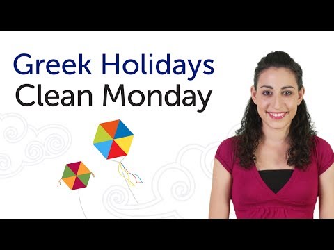 Learn Greek Holidays - Clean Monday - Καθαρά Δευτέρα