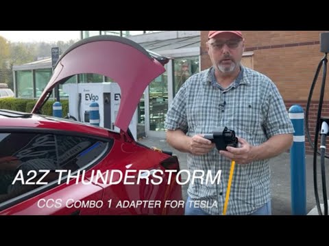 A2Z ThunderStorm CCS Adapter for Tesla SEXY Charging Speeds up to 250kW