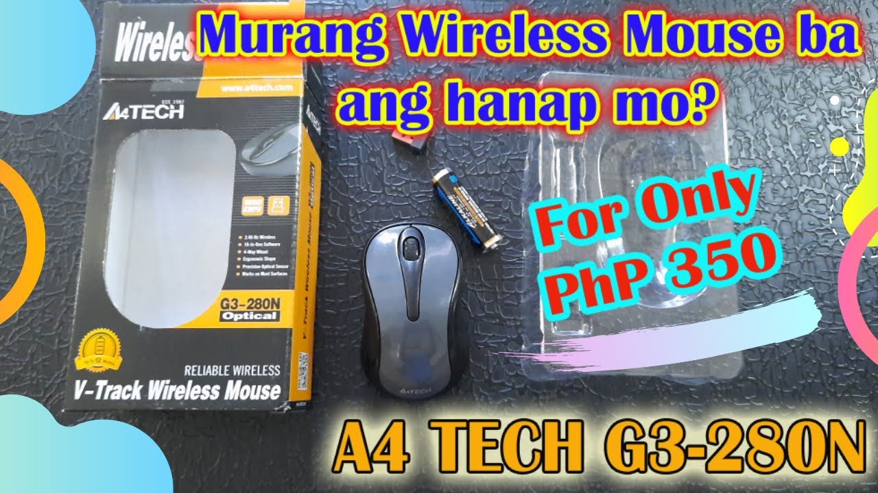 A4Tech CHEAP WIRELESS MOUSE UNBOXING