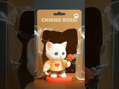 AI Action Figure Trend Feat. Cutie Cat Chiano Rossi #aiactionfigures