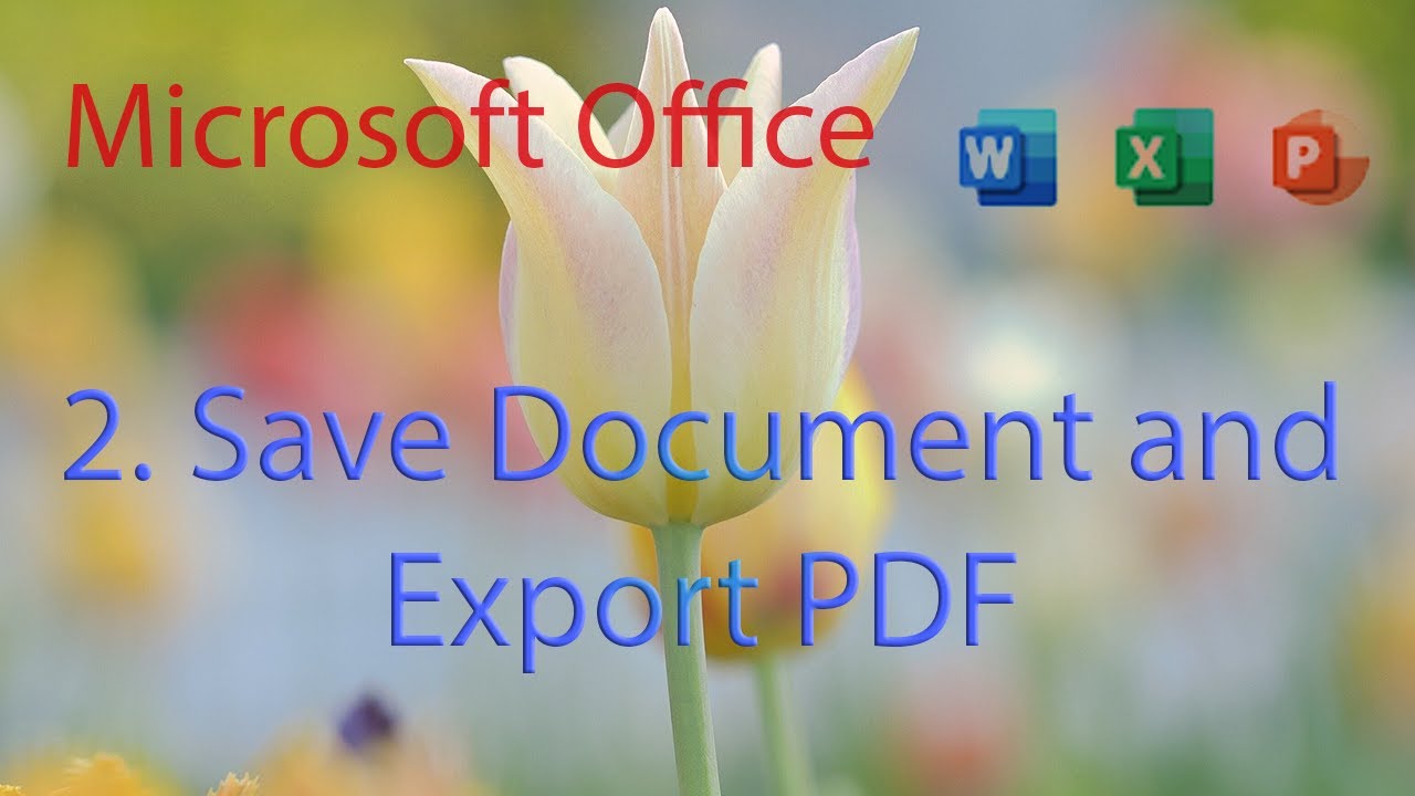 2  Save Document and Export PDF (english, indonesian subtitle)