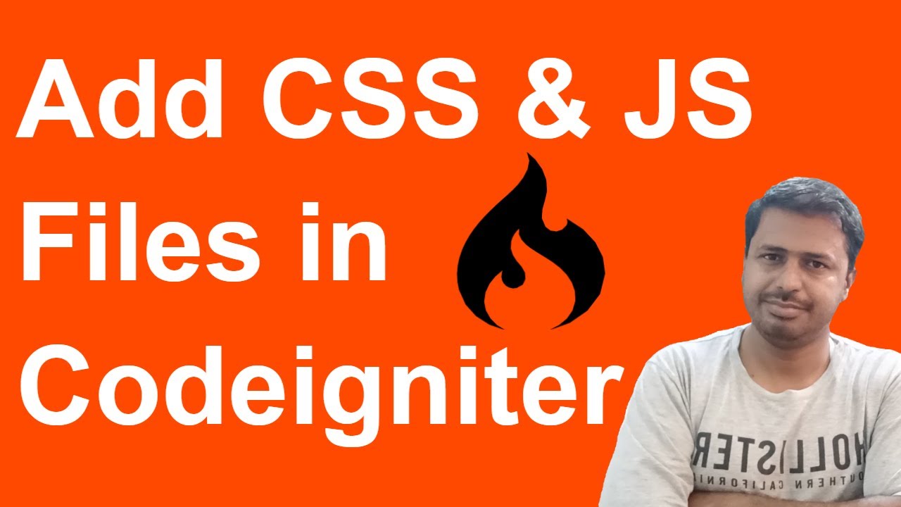 Codeigniter tutorials | Adding CSS and JS files in Codeigniter | Confiugre css and js files in ci