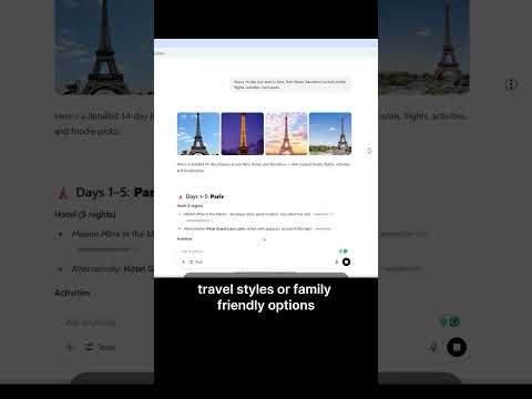 Plan your Trip in 30 Seconds with AI!