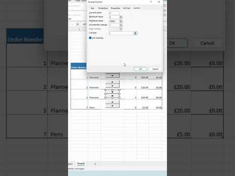 EXCEL INTERACTIVE UP-DOWN BUTTONS! #excel #data #dataanalyst #exceltips #excelhelp