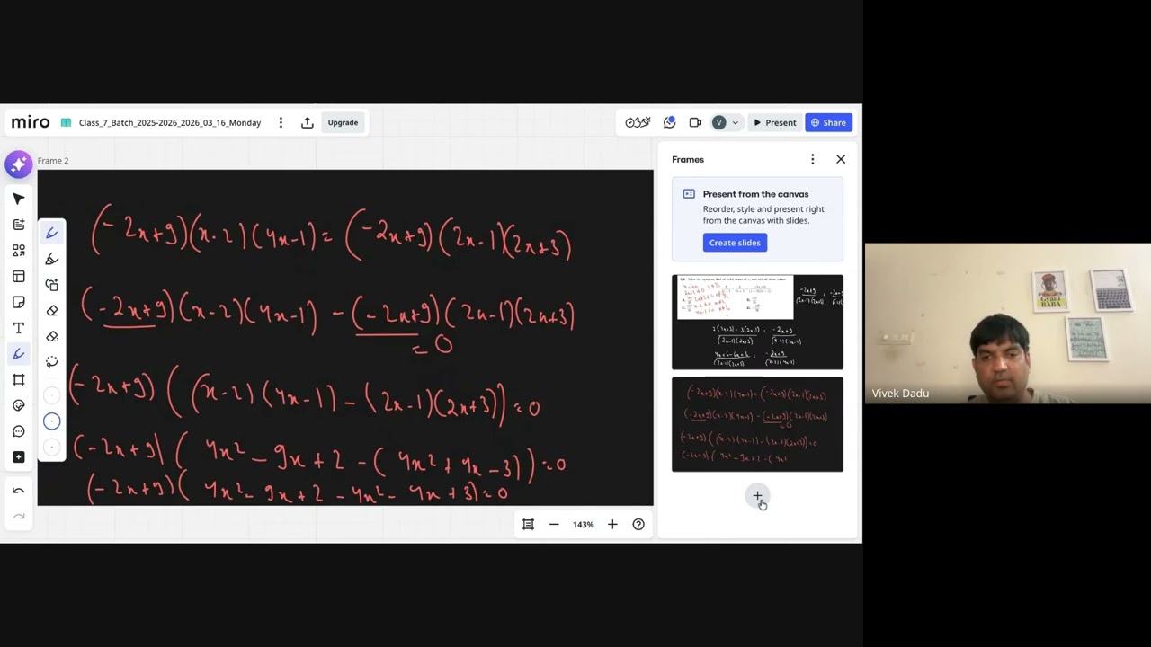 Class 7 Batch 2025-2026 Math 17: Solving Questions based on Identities
