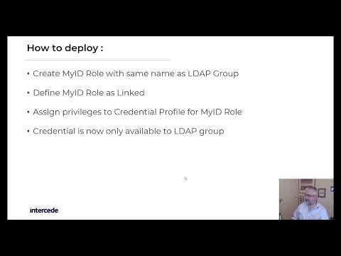MyID LDAP Linked Roles