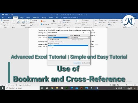 Use of Bookmark and Cross-Reference in Ms Word | Simple and Easy Tutorial