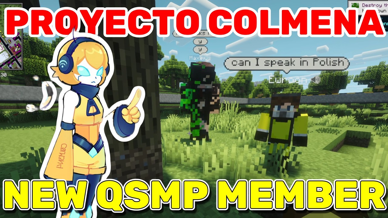 PROYECTO COLMENA Is NEW TWITCH CHAT CONTROLLED QSMP Member on QSMP 2 Minecraft Ft. Ewroon & Maximus