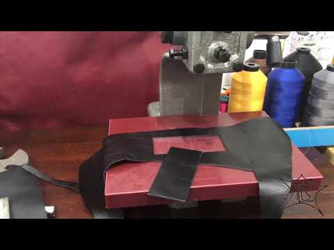 How to use the arbor press as a leather die cutter.