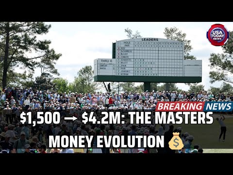 Masters Prize Money Over the Years | $1,500 to $4.2 Million in 2025! । USA TODAY NEWS