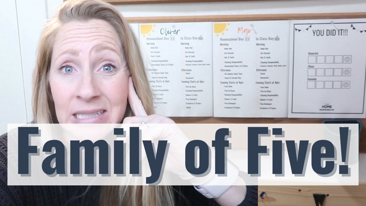 Our Family's Chore System | Chore chart for families who are busy!