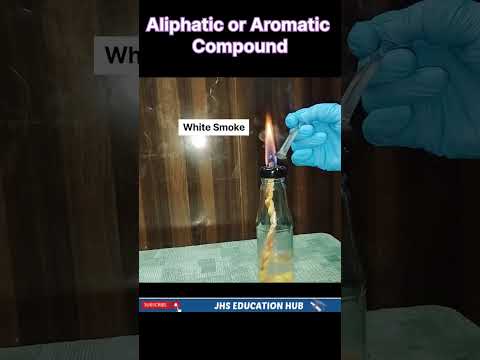 Testing of Aliphatic and Aromatic Compounds