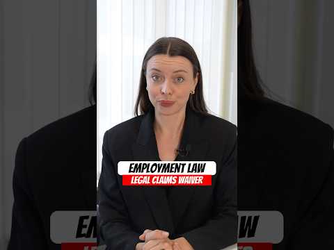 Employment Law: Legal Claims Waiver #california