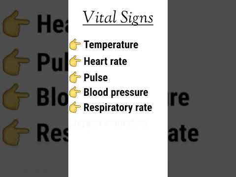 Vital Signs | #medicalstudent #shorts