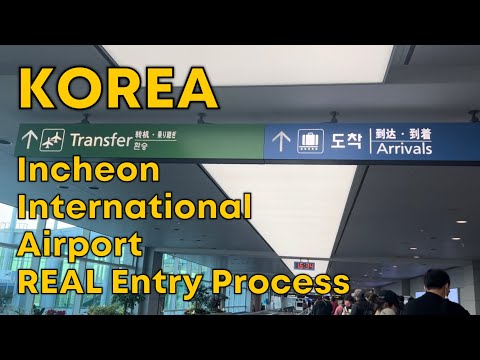 Exploring Incheon International Airport in South Korea Walking Tour #incheon #seoul #incheonairport