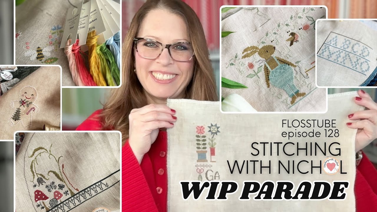2026 Cross Stitch WIP Parade | Flosstube WIPs & Stitching Plans