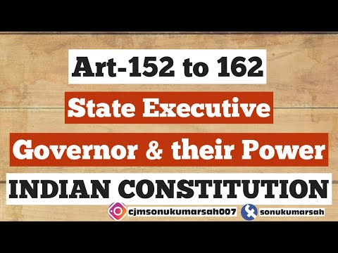 Article-152 to 162 | Governor Under Indian Constitution |