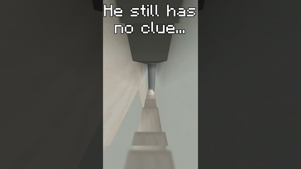 He Still Doesn't Know... Part 2 #minecraft  #shorts  #trumanshow  #arg