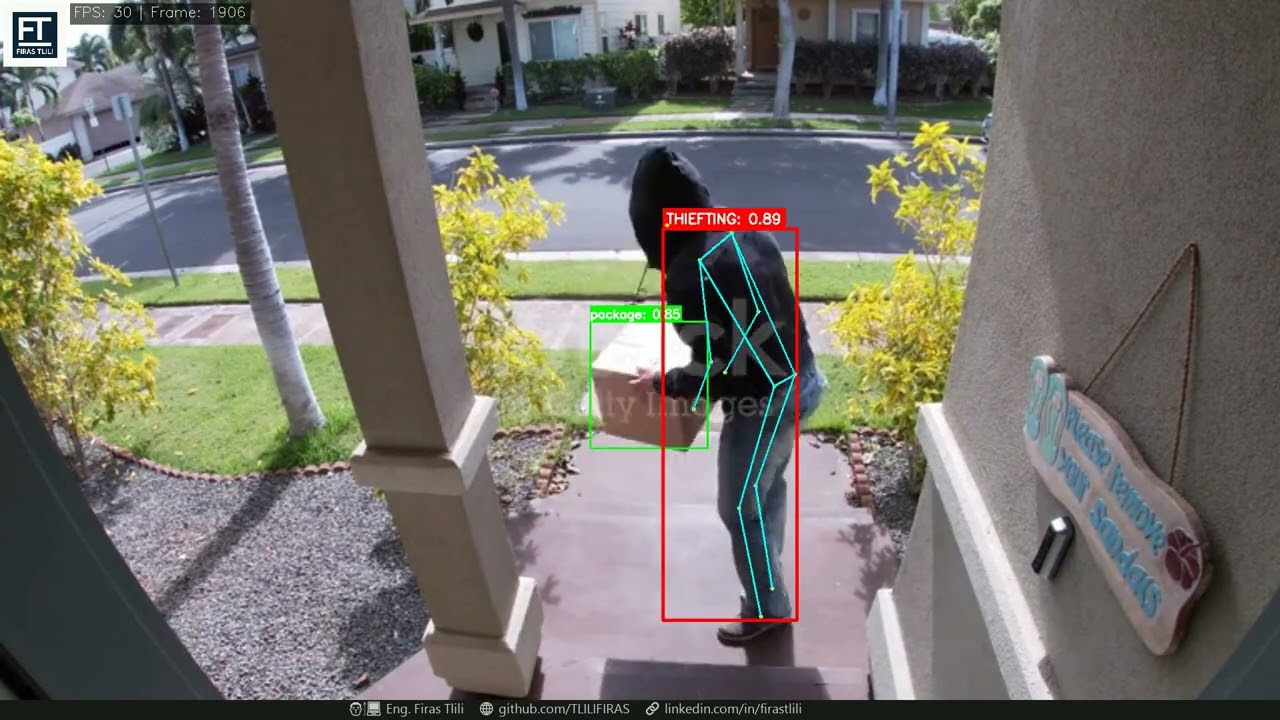 AI for Home Security: Package Theft Detection with YOLOv11 Pose Estimation & Object Detection 🚨