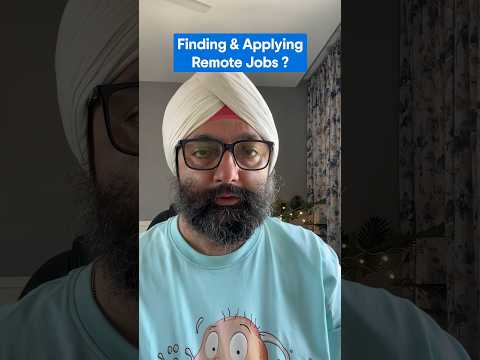 Day 01/30 : How to Find Remote Jobs? | Savinder Puri