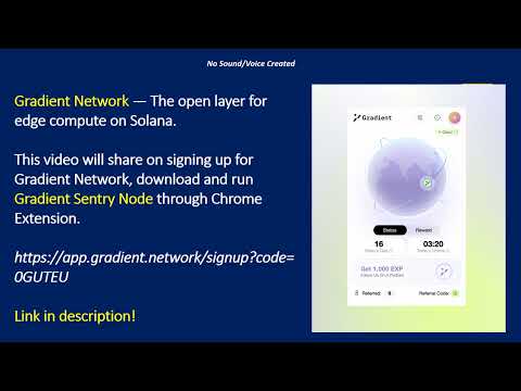Gradient Network Gradient Sentry Node Rewards