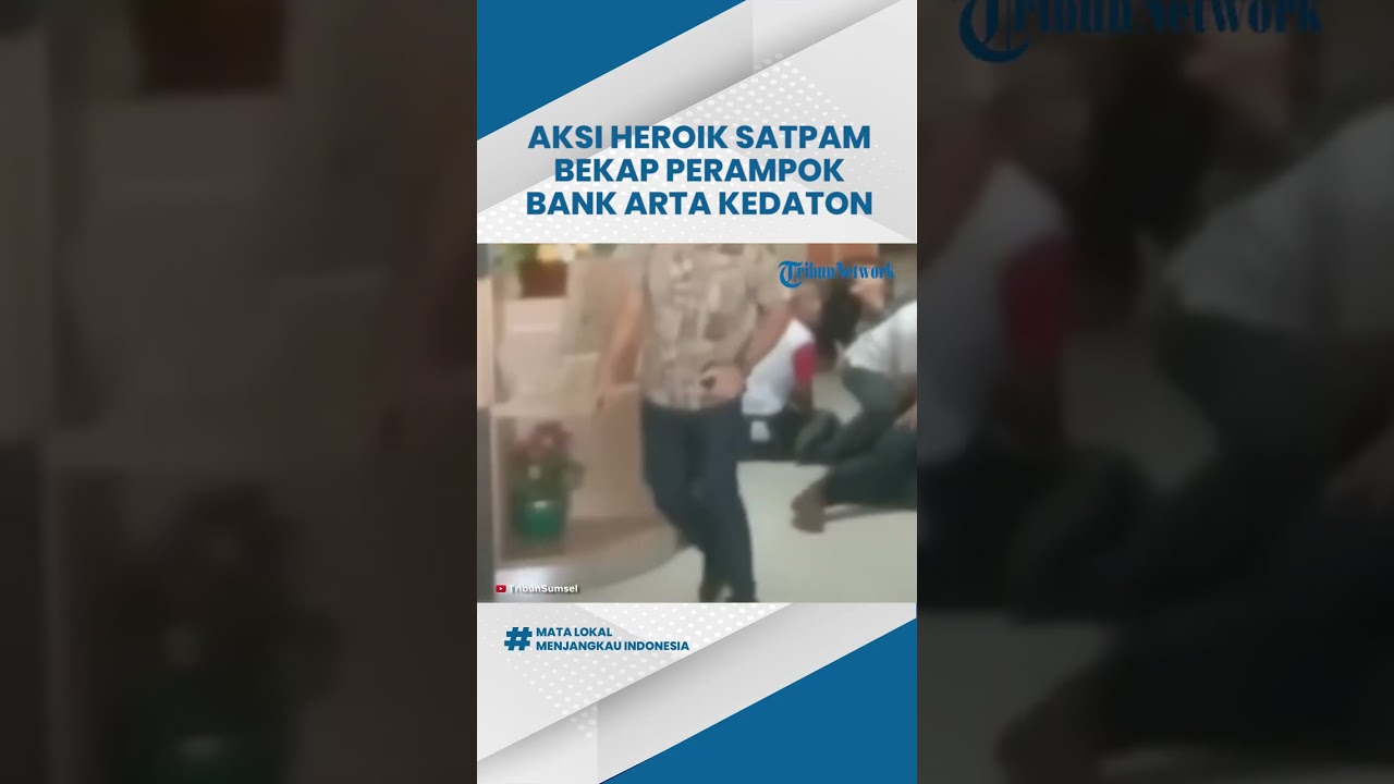 Bekap Pelaku hingga Rebut Air Softgun, Aksi Security & Karyawan Bank ...