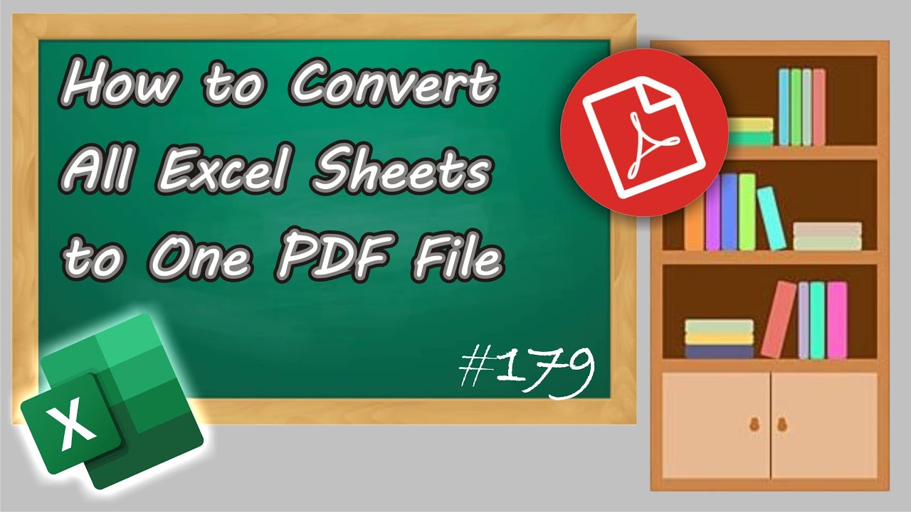 How to Convert All Excel Sheets to PDF #179