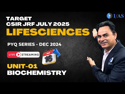 TARGET CSIR NET JULY 2025 with Me I Biochemistry I Lecture 01 I DEC 2024 PYQ Solutions IIFAS