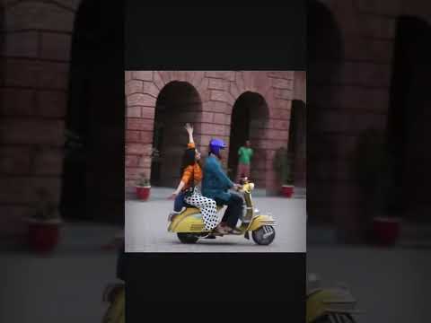 Saba qamar riding on bike behind the scenes #shorts
