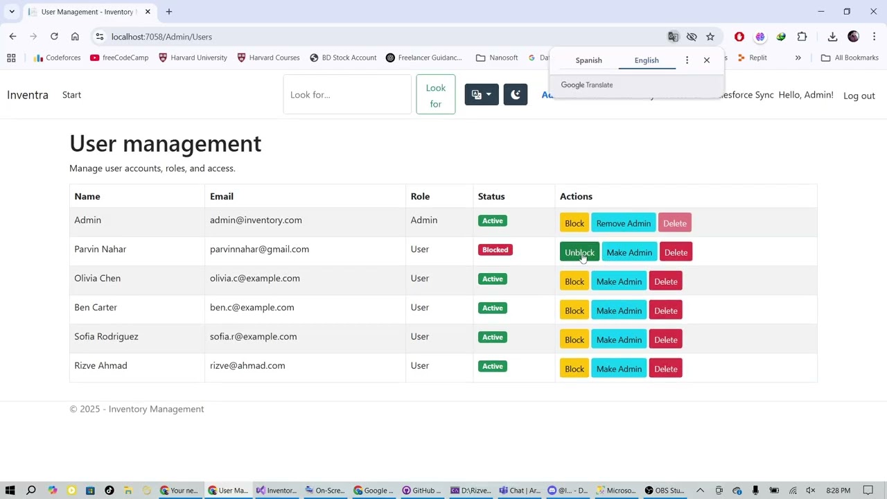 Inventra - The Inventory Management System