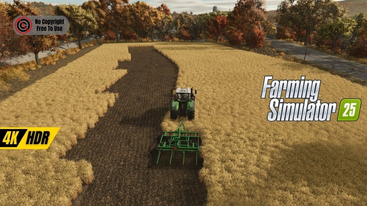 4K Farm Simulator 2025 – Relaxing Gameplay [Free to Use / No Copyright]