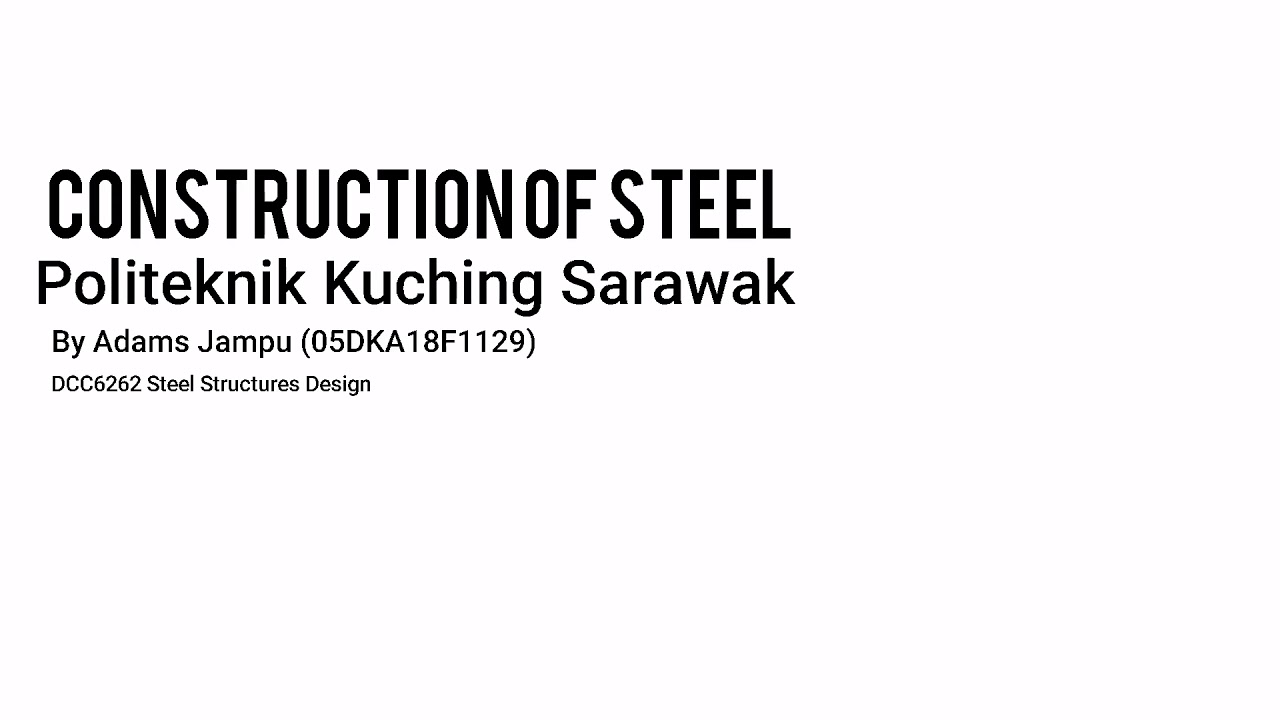 DCC6262 STEEL STRUCTURES DESIGN