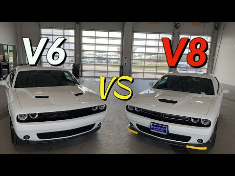 Is the Challenger SXT V6 actually better than the V8 Challenger RT? Surprising!!