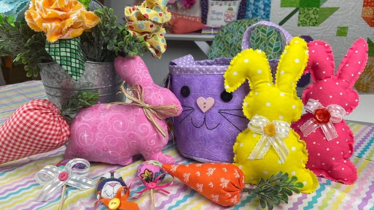 Handmade Easter Decor | Easy Fabric Projects | DIY Craft Ideas