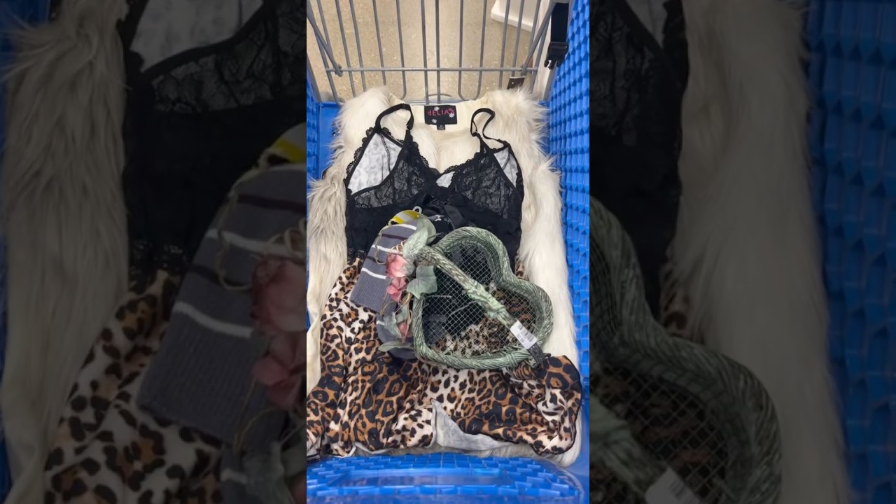 thrift haul #alt #emo #fashion #mcbling #thrift #vintage #y2k #scene #goodwill #furjacket