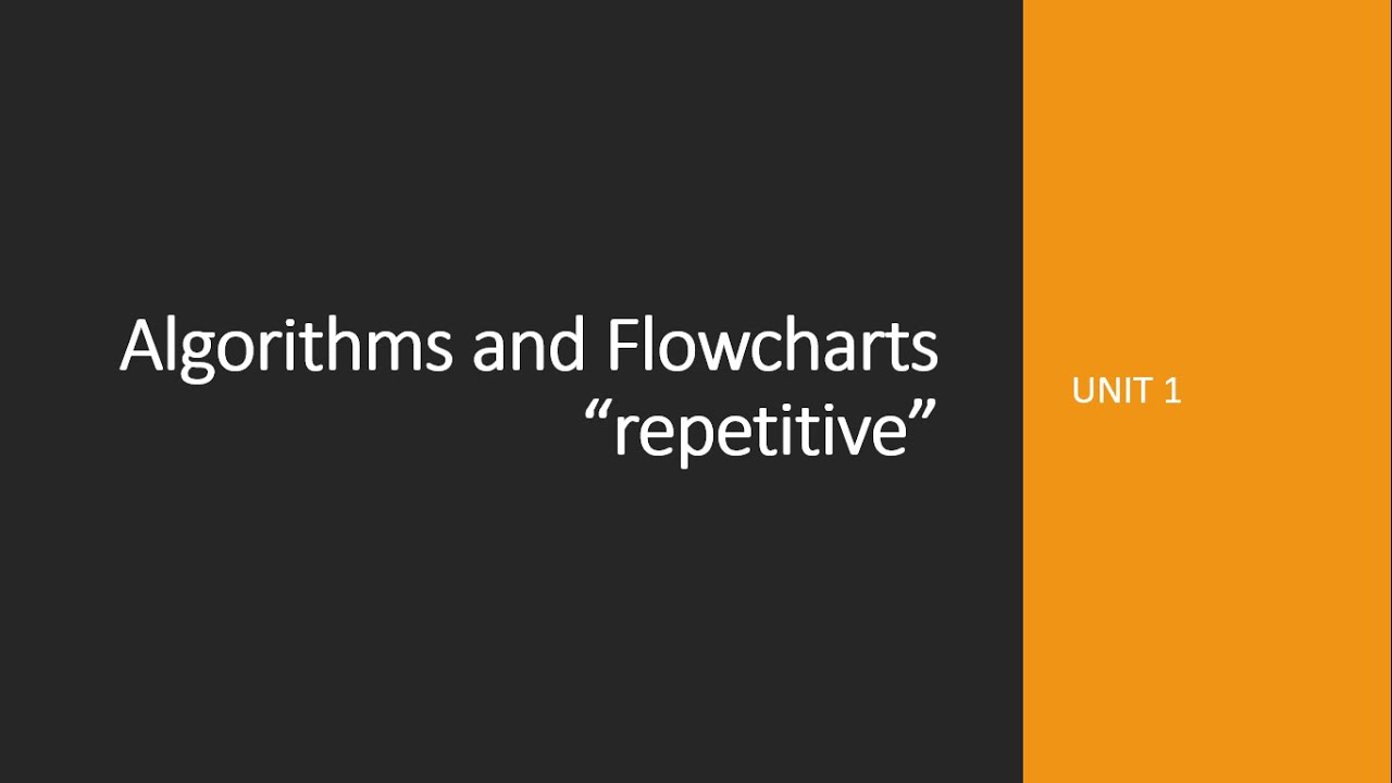 C Programming : Algorithms and Flowcharts - repeat for