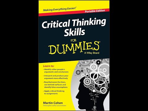 Critical Thinking Skills | For Dummies | Black Screen Audio