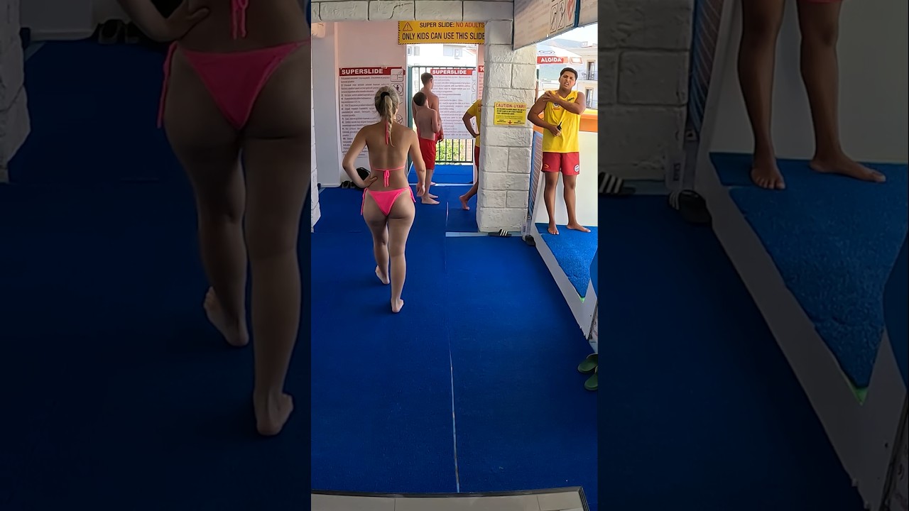 Rainbow Waterslide at Atlantis Water Park, Marmaris, Turkey #waterslide #shorts #viralshorts