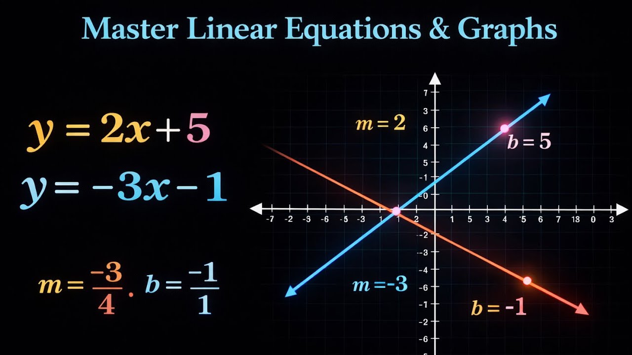 Master Linear Functions & Graphs | Algebra 1 Complete Study Guide