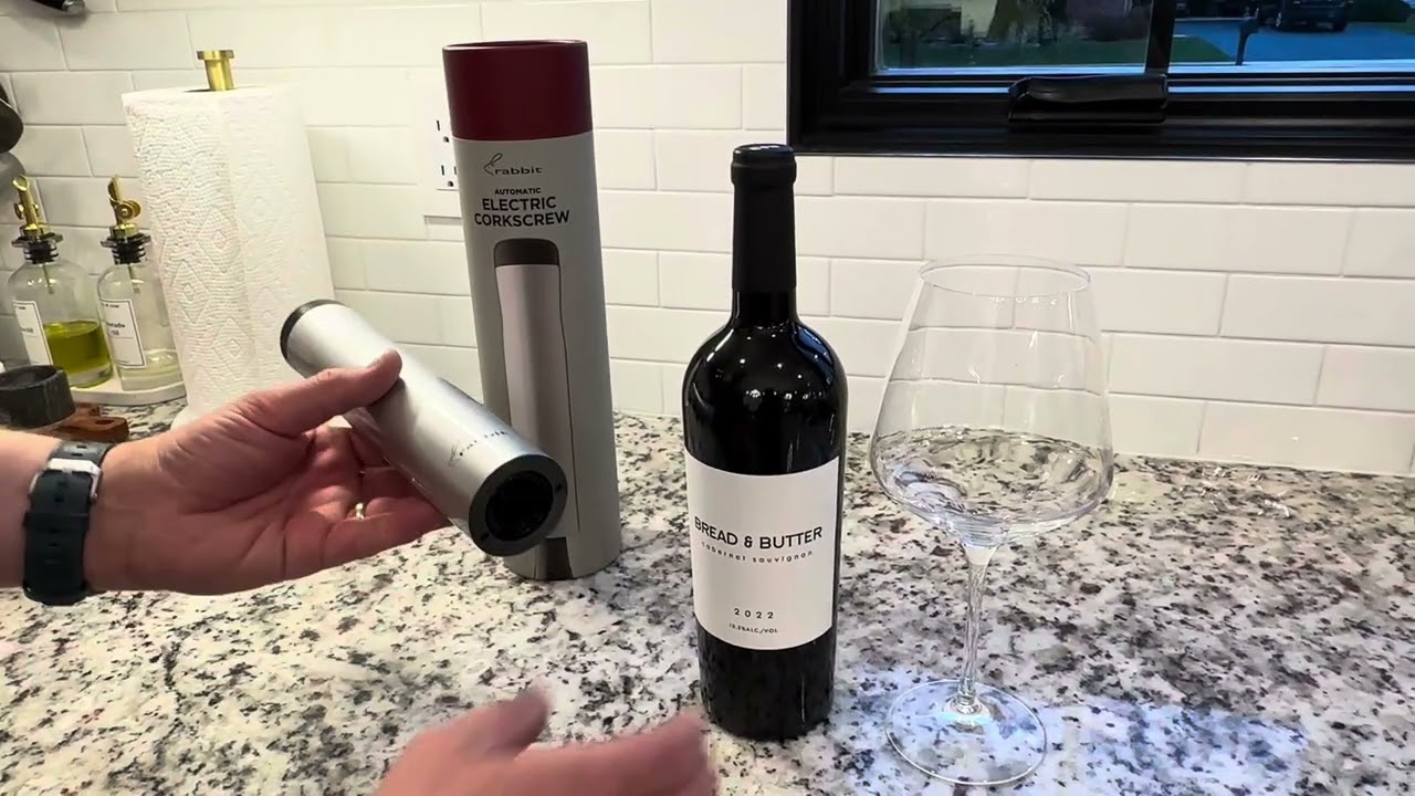 Rabbit Automatic Electric Corkscrew Wine Bottle Opener