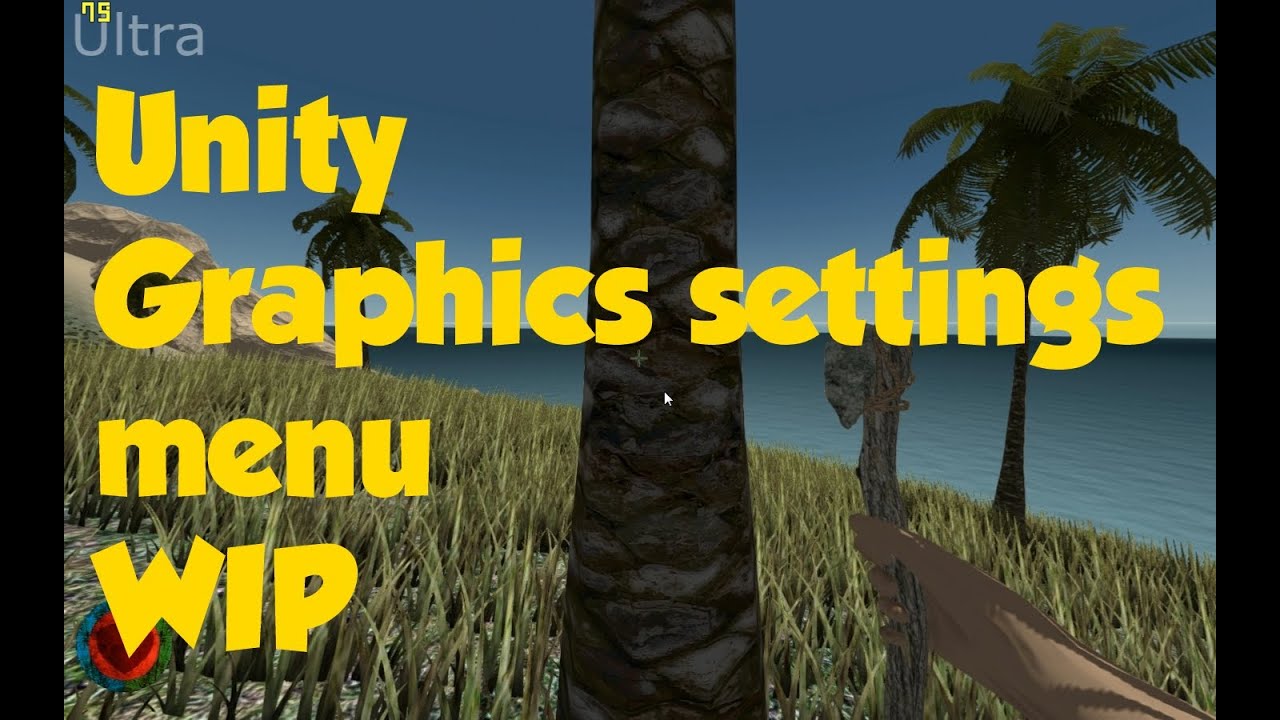 Unity Graphic settings menu WIP