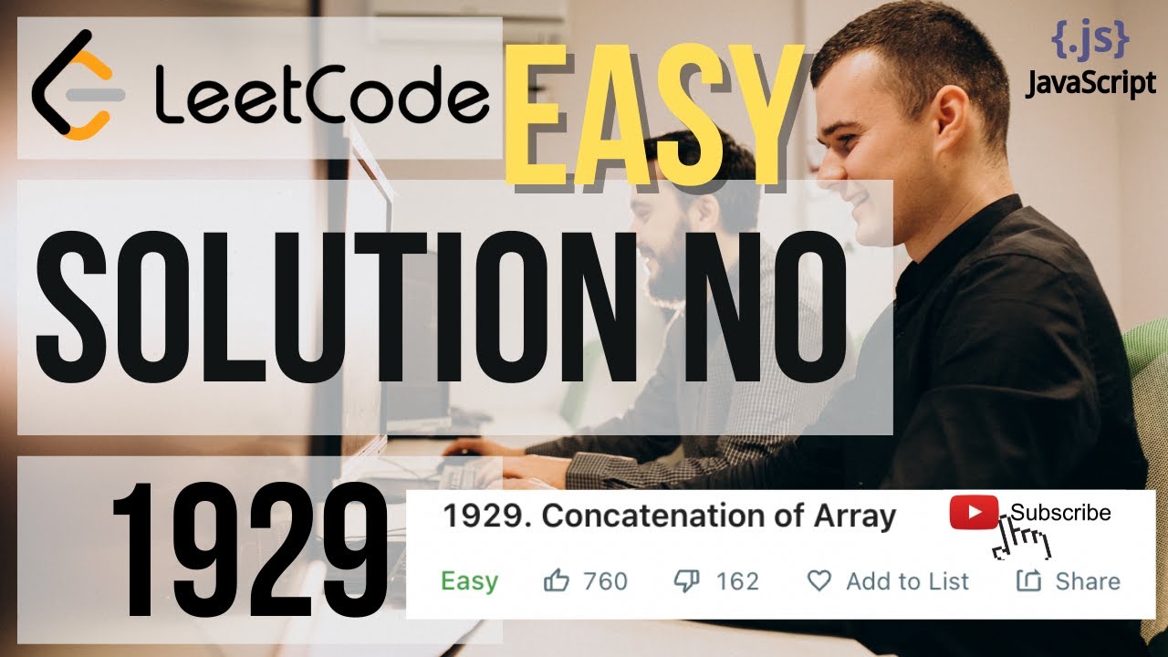 LEETCODE SOLUTION 1929 | Concatenation of Array| Leetcode for BEGINNERS | EASY | Javascript