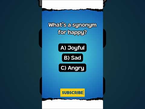 What’s a Synonym for 'Happy'? #Vocabulary #shorts #adjective