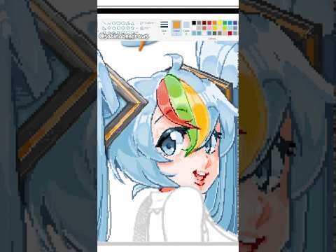 drawing Miku on different art programs! 💙 #vocaloid #hatsunemiku #art #speedpaint
