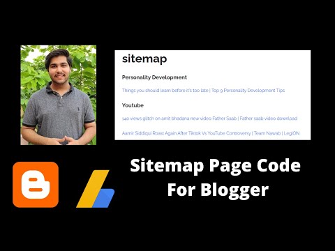 Sitemap Page For Blogger | Code to create sitemap page on Blogger website | Mr Programmer