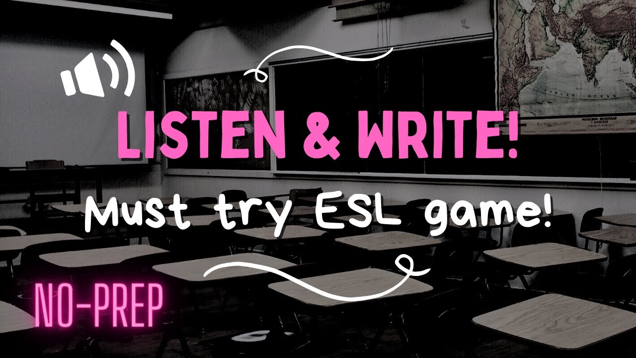 Listen & Write (beginners)! Try this ESL activity with your students! NO-PREP