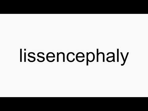 How to pronounce lissencephaly
