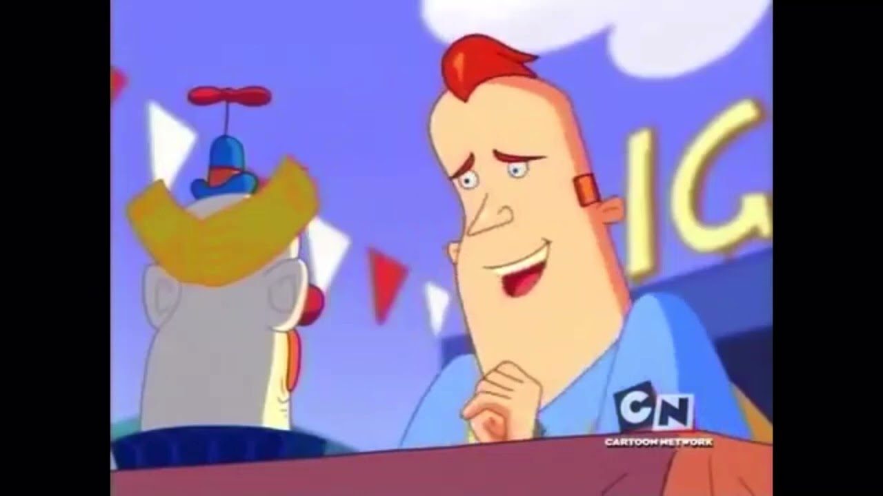 Squirrel Boy Angry Clown Statue scene