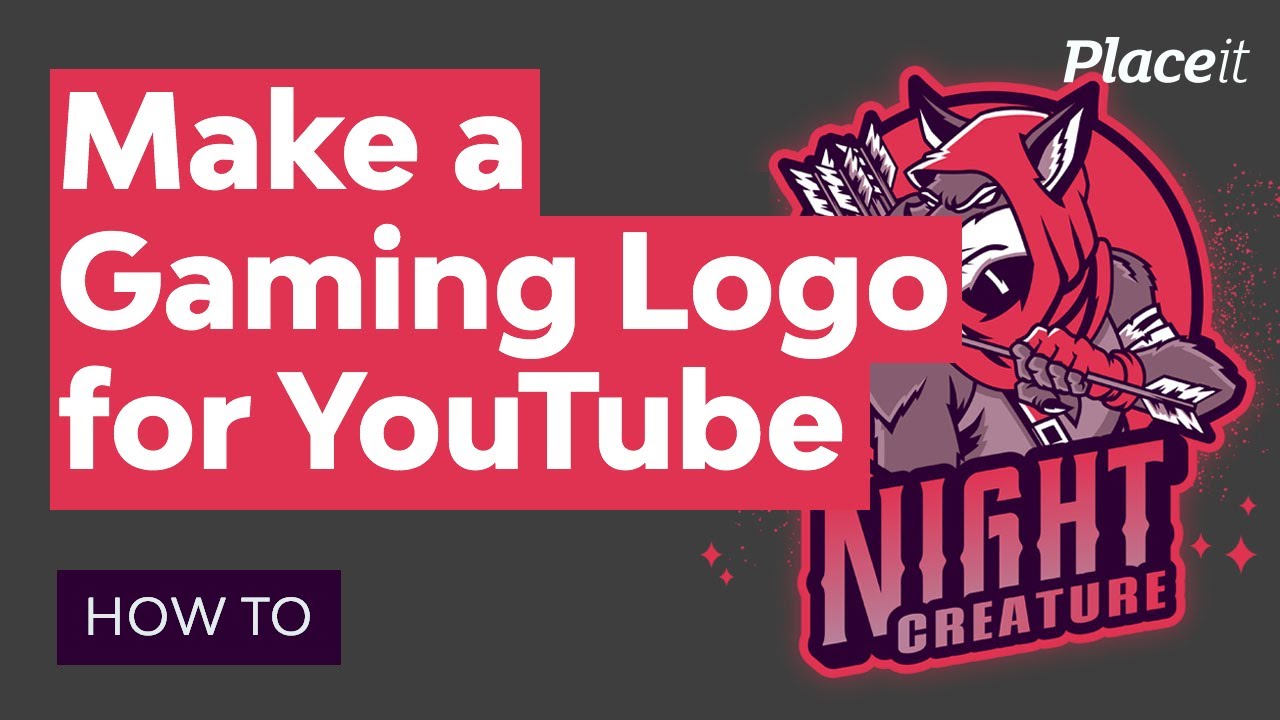 How to Make a YouTube Gaming Logo Online