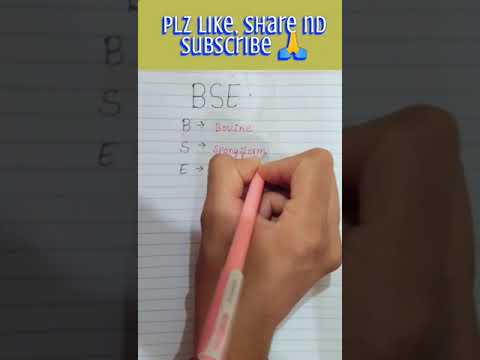 Full form of BSE#viral #speaking #vocabulary #words #new
